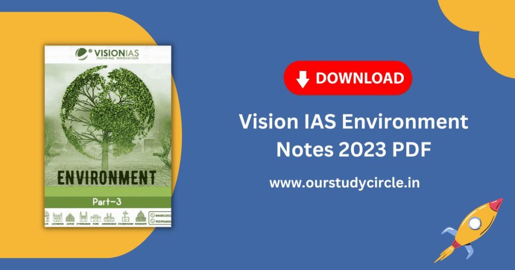 Vision IAS Disaster Management Material Class Notes 2023 PDF | UPSC IAS